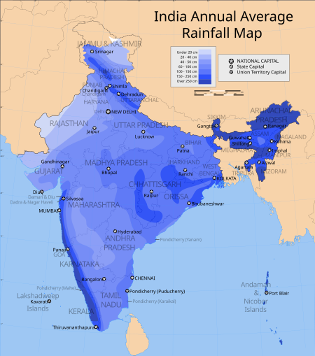 GEN101:Geography and climate of India - Biodiversity of India: A Wiki ...